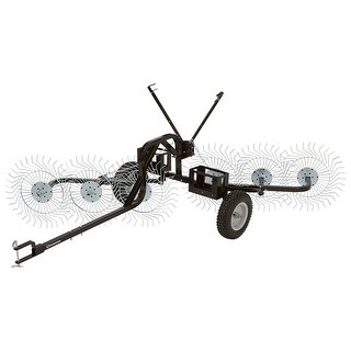 Yard Tuff ACR-600T 55 Inch Steel Tow Behind Acreage Rake with Pin Style ...
