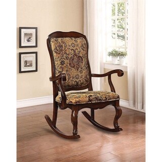 ACME Sharan Rocking Chair in Fabric - Bed Bath & Beyond - 31440215
