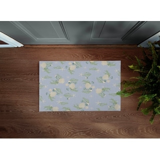 SCALLOP SHELL SKY with Rubberized non-slip Backing Indoor - Bed Bath ...
