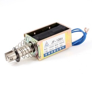 Unique Bargains 12V 0.5A 10mm Stroke 5.5Kg Force Wired DC Tractive Type ...