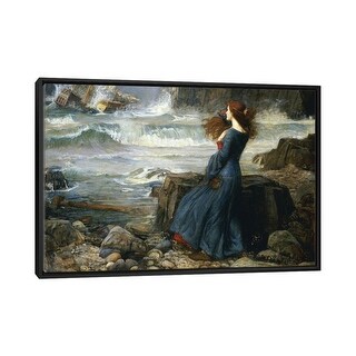 iCanvas "Miranda - The Tempest, 1916" by John William Waterhouse Framed ...