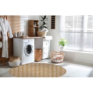 BULA FLOWER OCHRE Laundry Mat By Kavka Designs - Bed Bath & Beyond ...