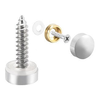 Mirror Screws, Decorative Cap Fasteners Cover Nails Electroplated 4pcs ...