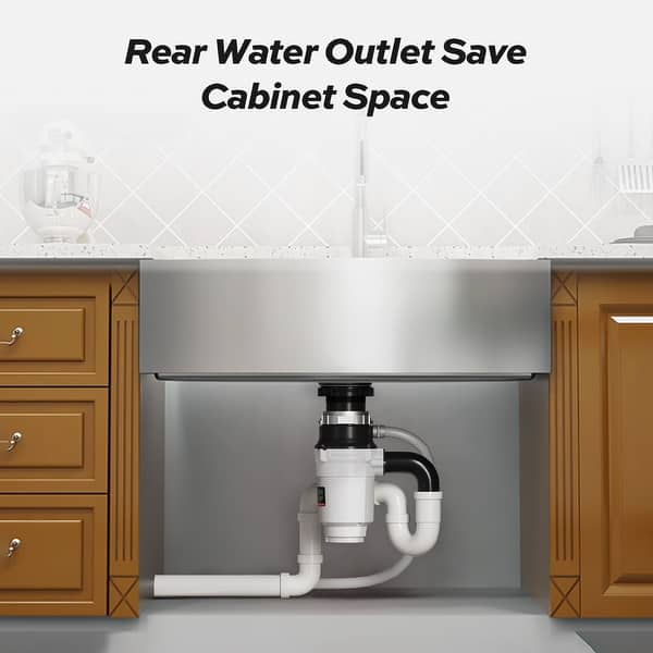 Farmhouse Stainless Steel Sinks 10 inch Deep Single Bowl Kitchen Sink ...