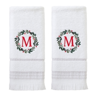 SKL Home Wreath Monogram Hand Towel (2-Pack) - Bed Bath & Beyond - 41288740