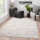 Cheyenne Abstract Grey and White Viscose Blend Area Rug - Bed Bath ...