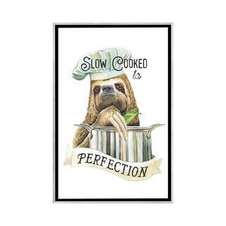 iCanvas "Slow Cooked Sloth" by Heather Perry Framed - Bed Bath & Beyond ...