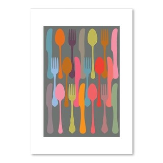 Americanflat - Colourful Cutlery 1 by Visual Philosophy - 16"x20 ...