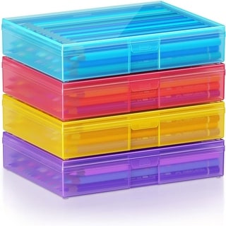 4 Pack Pencil Box Plastic Pencil Boxes Colorful - Bed Bath & Beyond ...