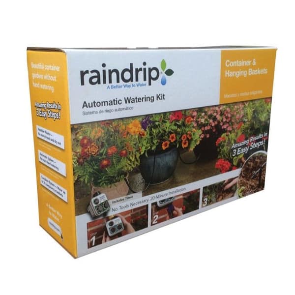 Raindrip Drip Irrigation Plant Watering Kit - 4 x 13.3 x 8.8 - Bed Bath ...