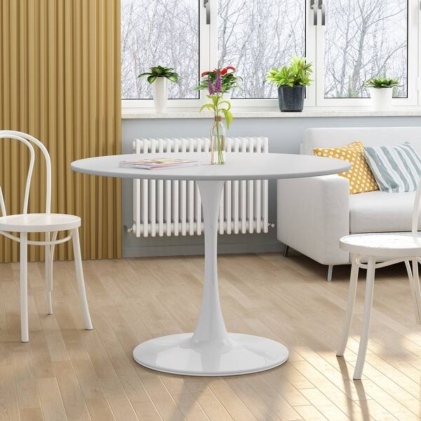 Round Dining Table with Round MDF Table Top - Bed Bath & Beyond - 36530104