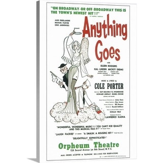 "Anything Goes (Broadway) (1934)" Canvas Wall Art - Bed Bath & Beyond ...