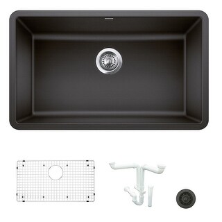 Blanco KA-442533 Precis 30" Undermount Single Basin Granite Composite ...