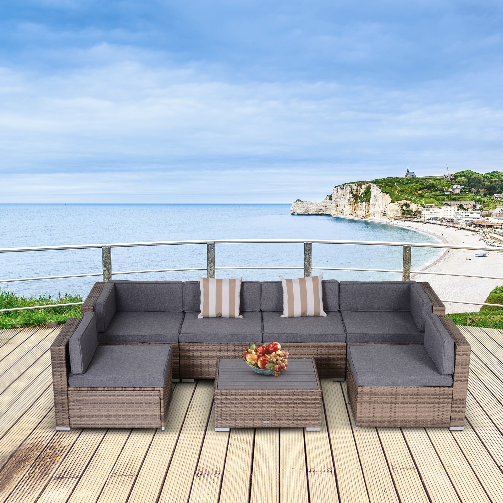 Merton 7 piece sectional store