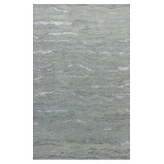 5'x7' Slate Grey Hand Tufted Abstract Indoor Area Rug - 3'6" - Bed Bath ...