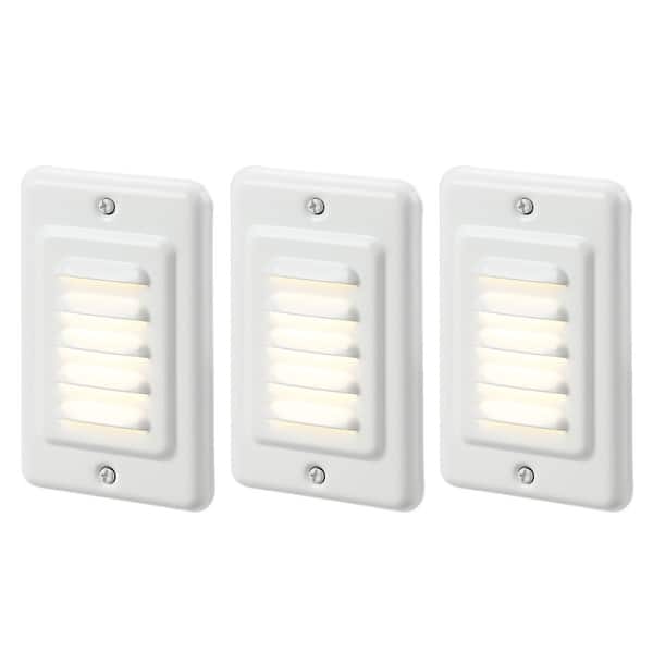 3/6-Pack LED Step Lights, Wall Mount Vertical Stair Lighting with ...