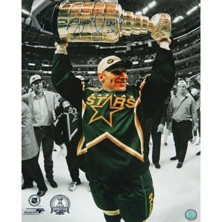 Brett Hull Dallas Stars Holding 1999 Stanley Cup 16x20 Photo - Bed Bath ...