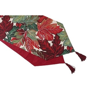 Tapestry Table Runner (Maple Leaves) (36") - Set of 2 - Bed Bath ...