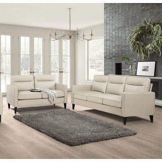 Luxor 2-piece Upholstered Track Arm Sofa Set - Bed Bath & Beyond - 40270728