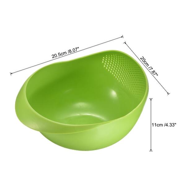 Food Colander Rice Filter Strainer Washing Basket Fruit Vegetable - Bed ...