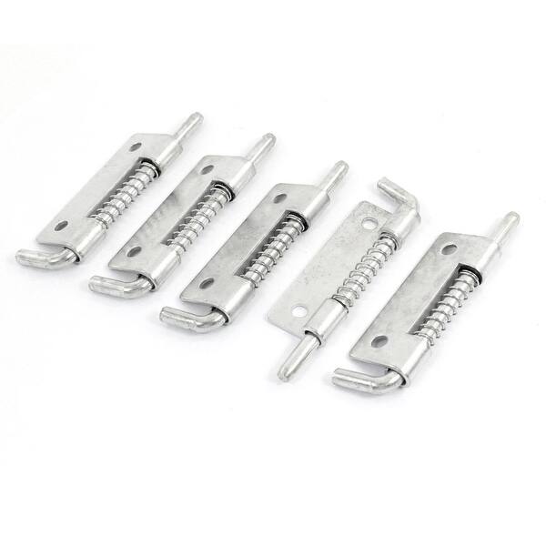 5 Pcs Hardware Spring Loaded Metal Security Barrel Bolt Latch 9cm ...