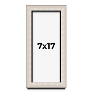7x17 Shadow Box Frame Silver Real Wood Contemporary Shadowbox Display ...