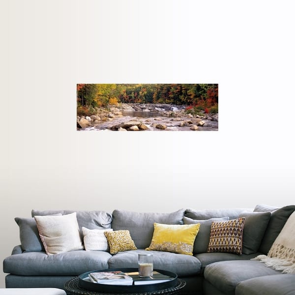 "New Hampshire, White Mountains National Forest, River flowing through ...