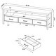 Coaster Furniture Ruston Weathered Pine 71-inch 3-drawer TV Console ...
