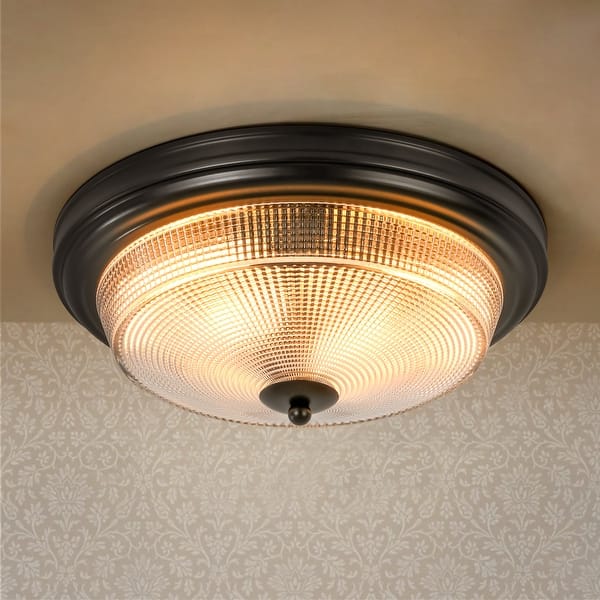 textured ceiling light