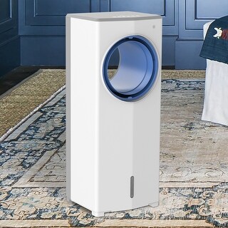 Bladeless Air Conditioner Cooler Fan with Two Ice Boxes - 10.4-in W x ...