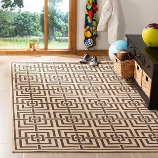 SAFAVIEH Linden Mischa Indoor/ Outdoor Waterproof Patio Backyard Rug ...