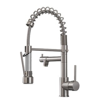 Copper Kitchen Faucet With Two Heads - Bed Bath & Beyond - 34449200