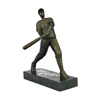 Signed Original Abstract Modern Art Baseball Player Bronze Sculpture ...