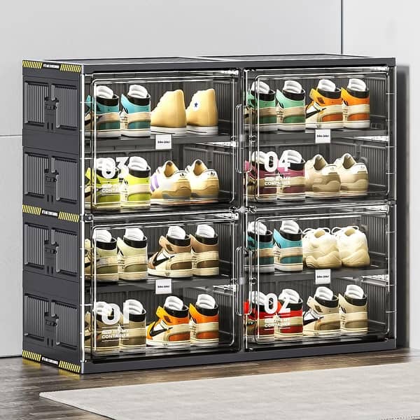 plastic shoe display boxes