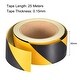 Reflective Tape Yellow Black, 50mm x 25m, Outdoor Waterproof Warning ...