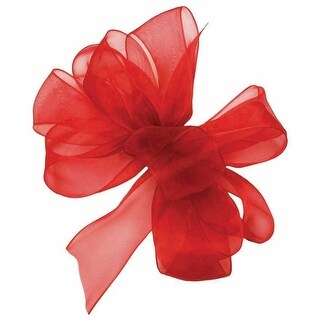 Red Chiffon Ribbon - Bed Bath & Beyond - 36879837