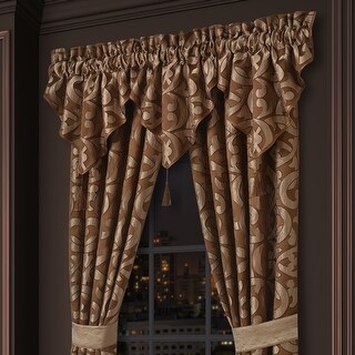 Five Queens Court Stefania Window Waterfall Valance - On Sale - Bed ...