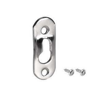 Keyhole Hanging Plate, 37mm x 14mm Single Hole Hook w Screws, 100 Pcs ...