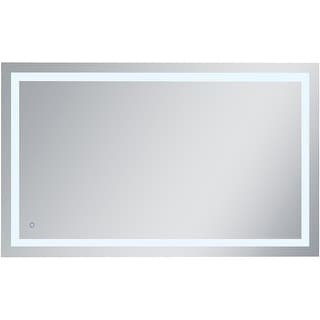 Elegant Lighting Helios 36" x 60" Rectangular Frameless Wall Mounted ...