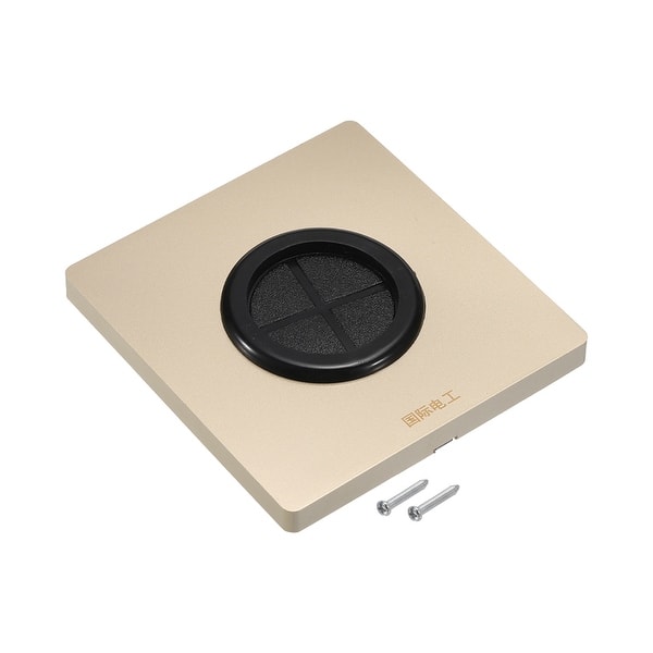 Grommet Wall Plate PC Wall Panel with 1.5 Inch Rubber Cable Through ...