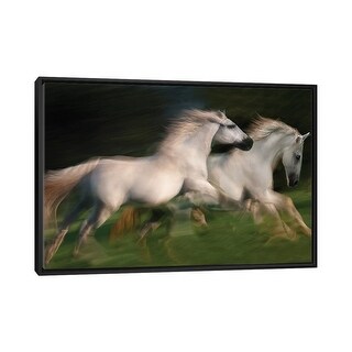 iCanvas "Gallop For Two" by Milan Malovrh Framed - Bed Bath & Beyond ...