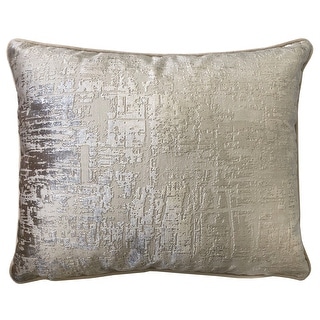 Rodeo Home Halston Cut Velvet Distressed Throw Pillow Cover & Insert ...