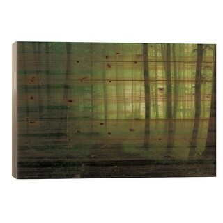 Spring Promise Print On Wood by Norbert Maier - Multi-Color - Bed Bath ...