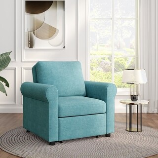 Linen 3-in-1 Convertible Arm Chair - Bed Bath & Beyond - 37250121