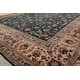 Hand Knotted Teal Persian Wool & Silk Traditional Oriental Area Rug ...