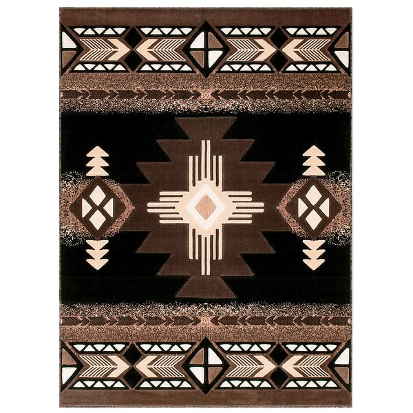 Modern Contemporary Southwestern/Native American Style Area Rug ...