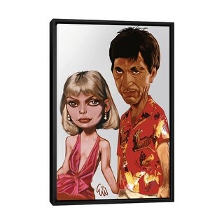 iCanvas "Scarface" by Evan Williams Framed Canvas Print - Bed Bath ...