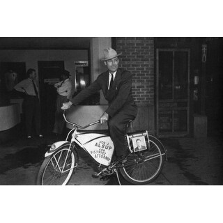 Joe J. Alsup candidate Black and White Gallery Wrapped Canvas - Bed ...