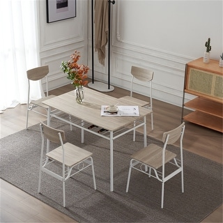 Dining Table And Chair Set With Compartment 1 Table 4 Chairs - Bed Bath ...