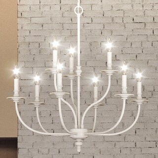 Luxury Cottagecore Chandelier, 28"H x 29"W, with Farmhouse Style ...